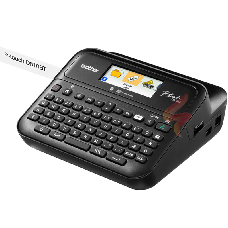 Máy in nhãn Brother Ptouch PT-D610BT kết nối máy tính và Bluetooth